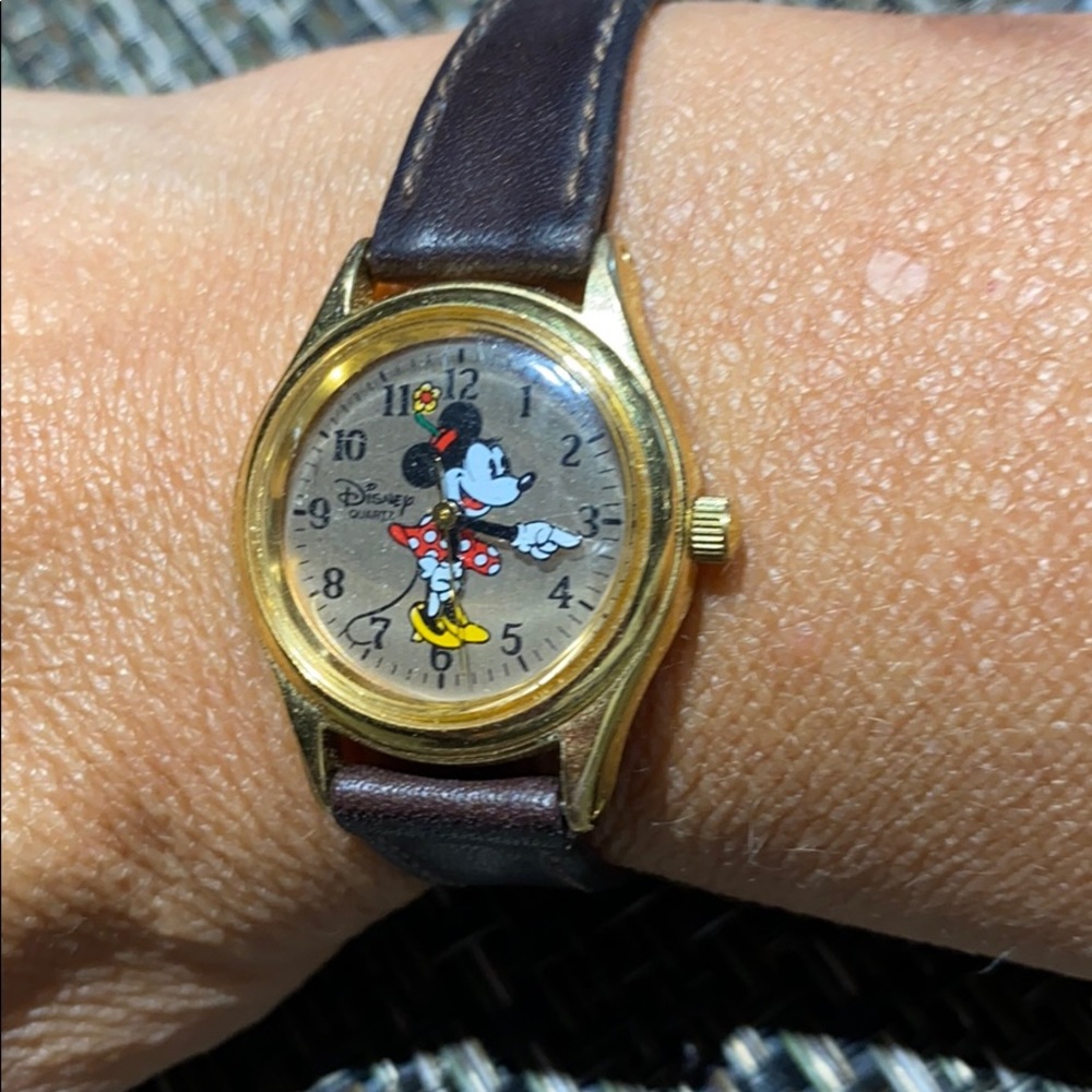 Official Disney Timepiece Minnie Watch Vintage - Gem